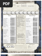 Rogue Trader Character Sheet | PDF | Leisure