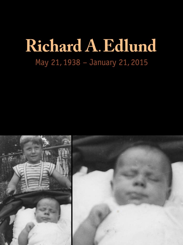 Richard A. Edlund Memorial Slideshow | PDF | Arts (General)