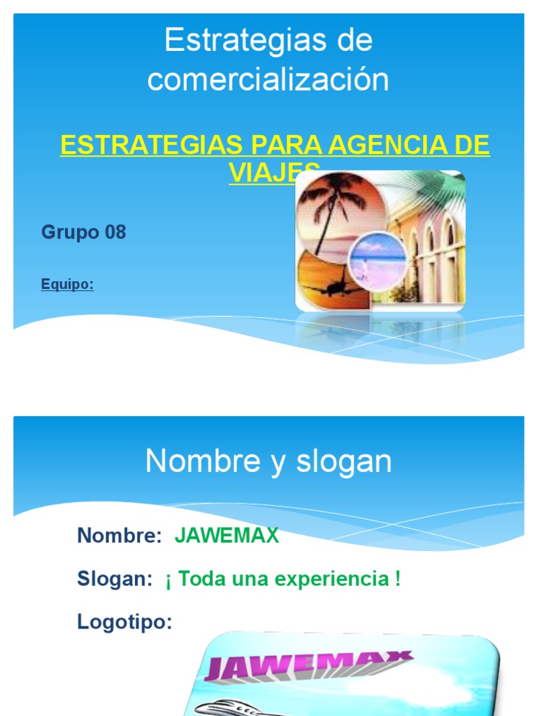 Estrategias Para Agencia de Viajes.ppt | Turismo | Agencia de viajes