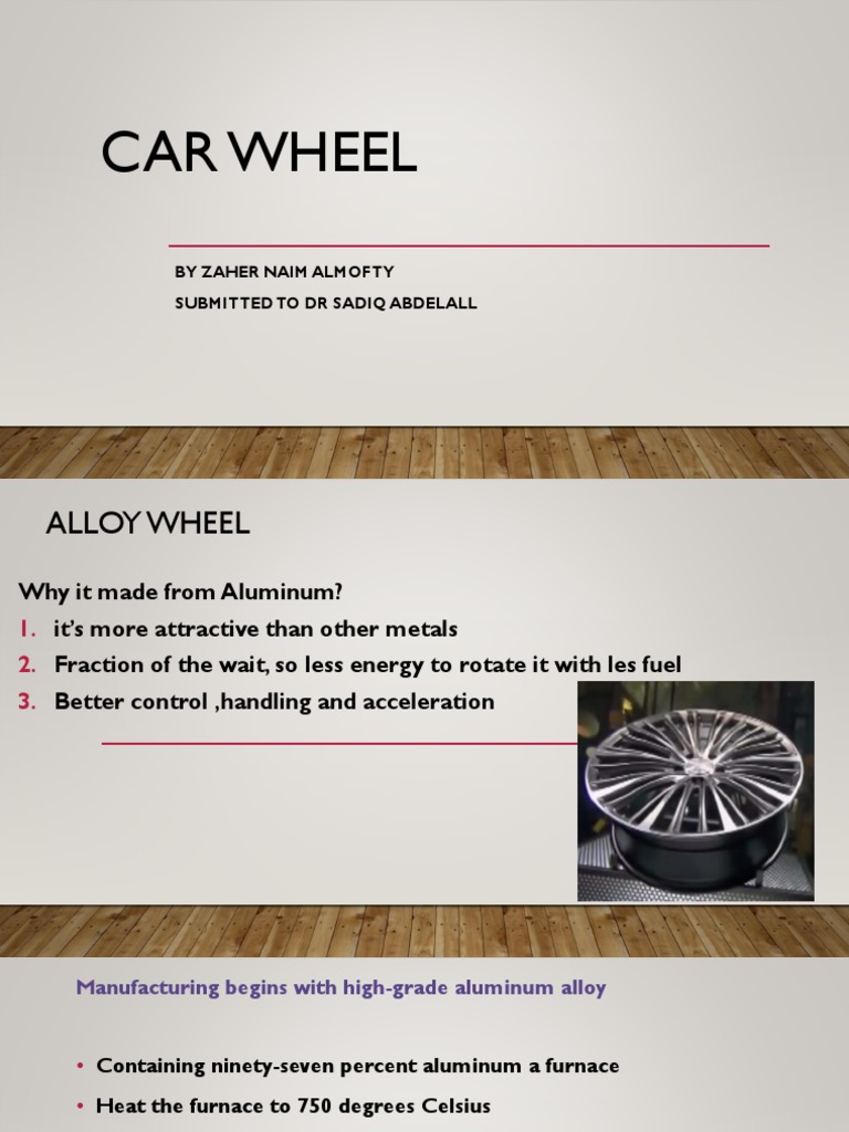 Alloy Wheel Manufacturing Process Explained | PDF