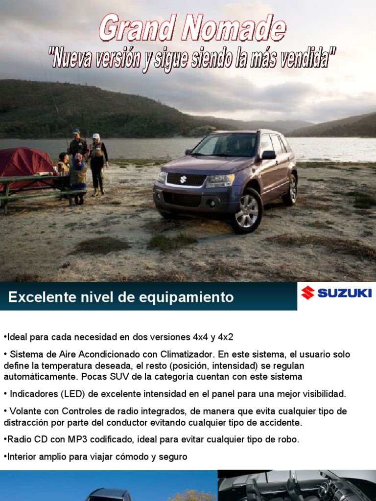 Grand Nomade | PDF | Tracción en las cuatro ruedas | Suspensión (Vehículo)