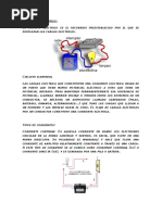 Crucigrama de Corriente Electrica y Magnitudes Electricas | PDF