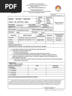 Fully Accomplished CSC Form 100 PDF | PDF | Identity Document | Government