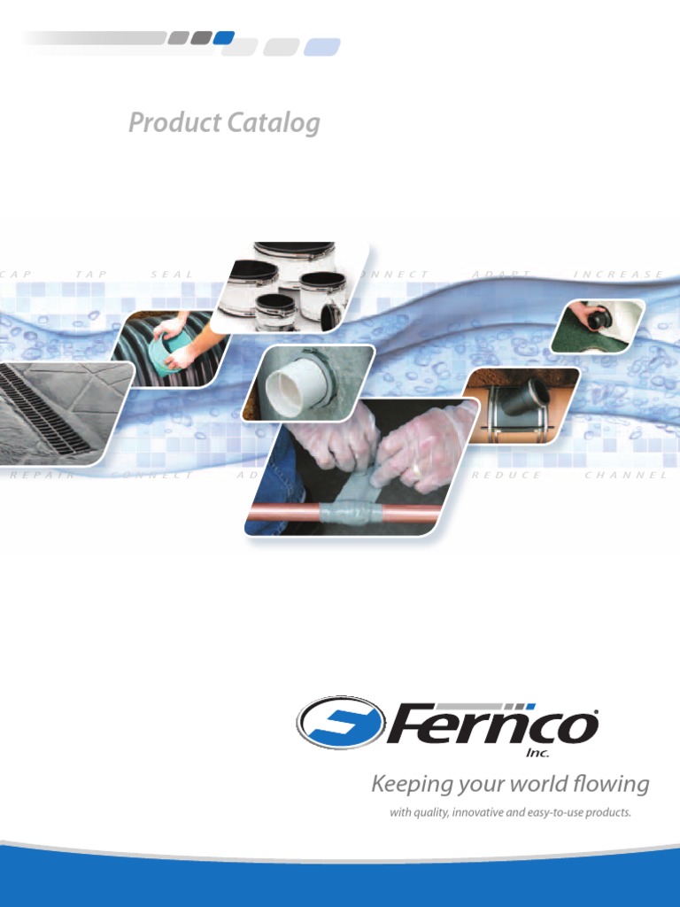 Fernco Catalog | PDF | Pipe (Fluid Conveyance) | Sanitary Sewer
