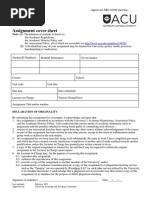 Unisa declaration form | PDF