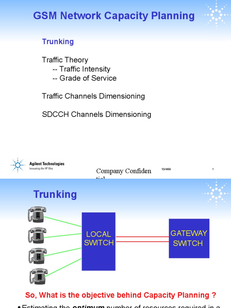 GSM Capacity Planning | PDF | Telecommunications | Networks