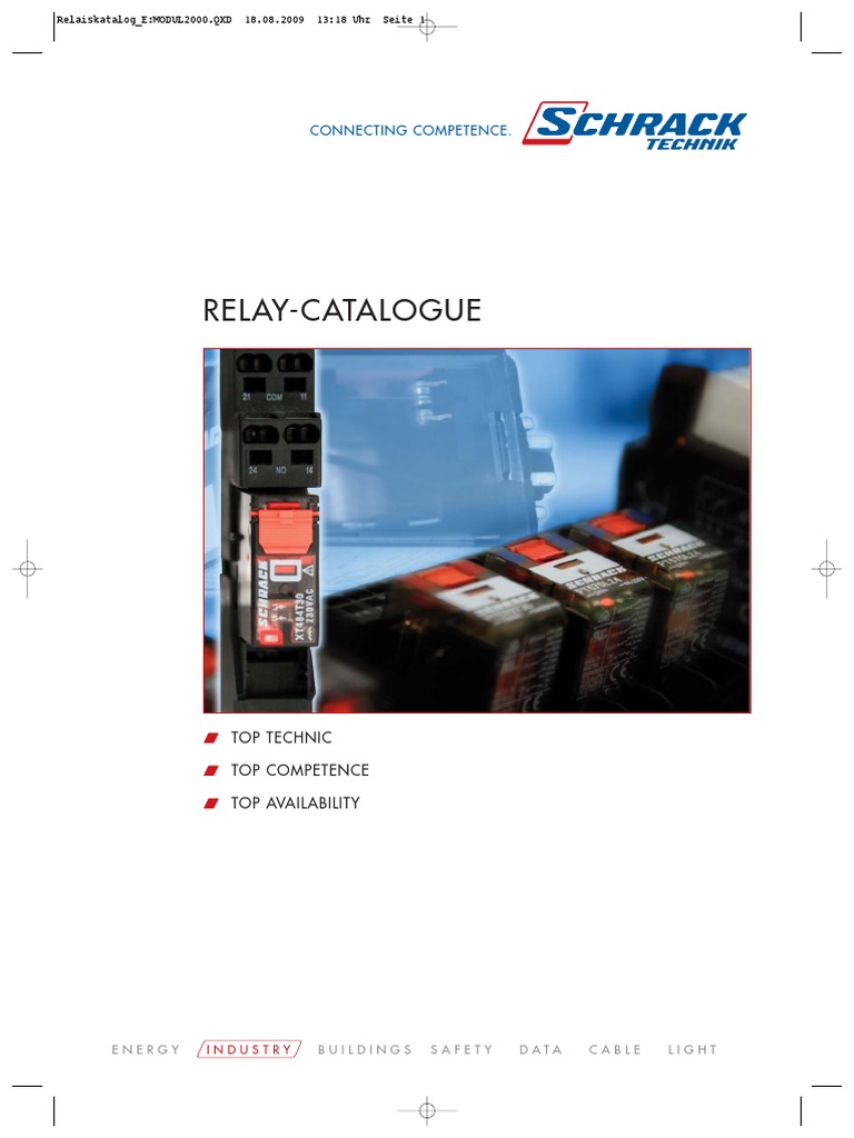 Relés Schrack | PDF | Relay | Ac Power Plugs And Sockets