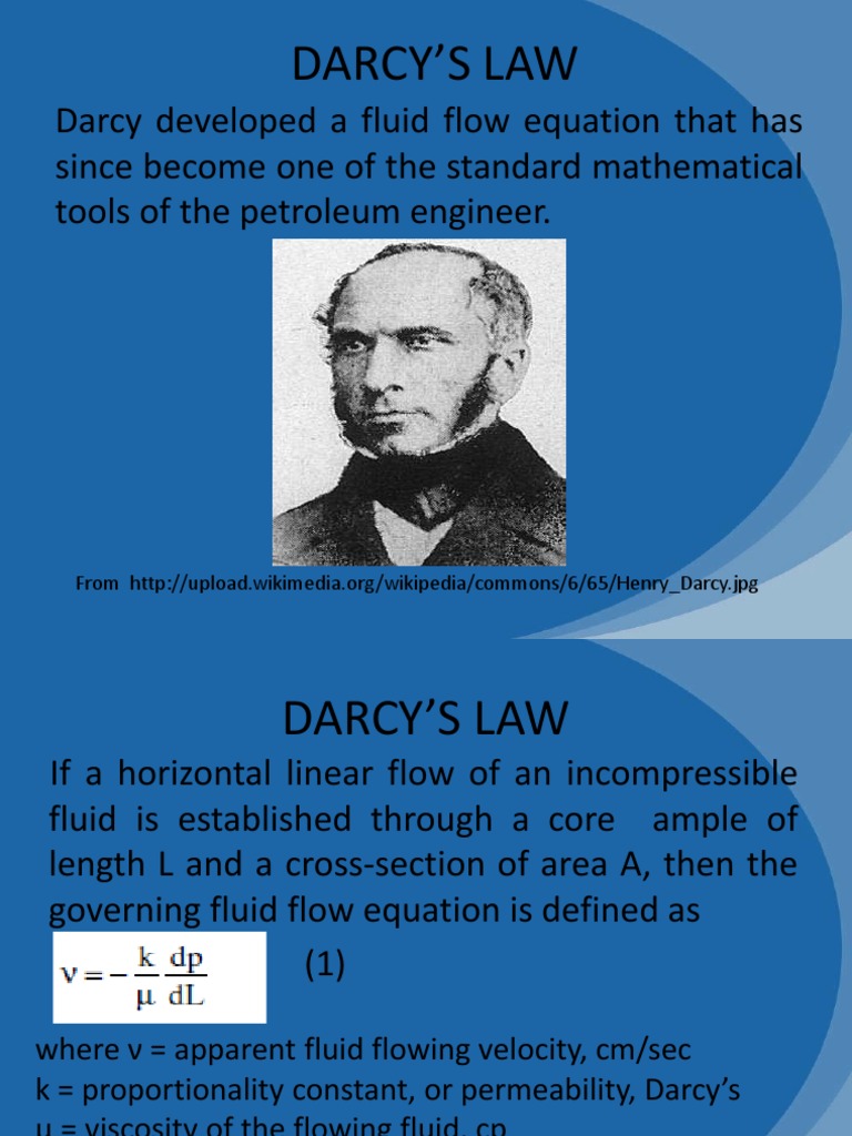 Darcy S Law | PDF