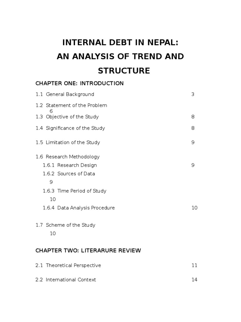 Internal Debt Trends in Nepal Analysis | PDF | Government Budget ...