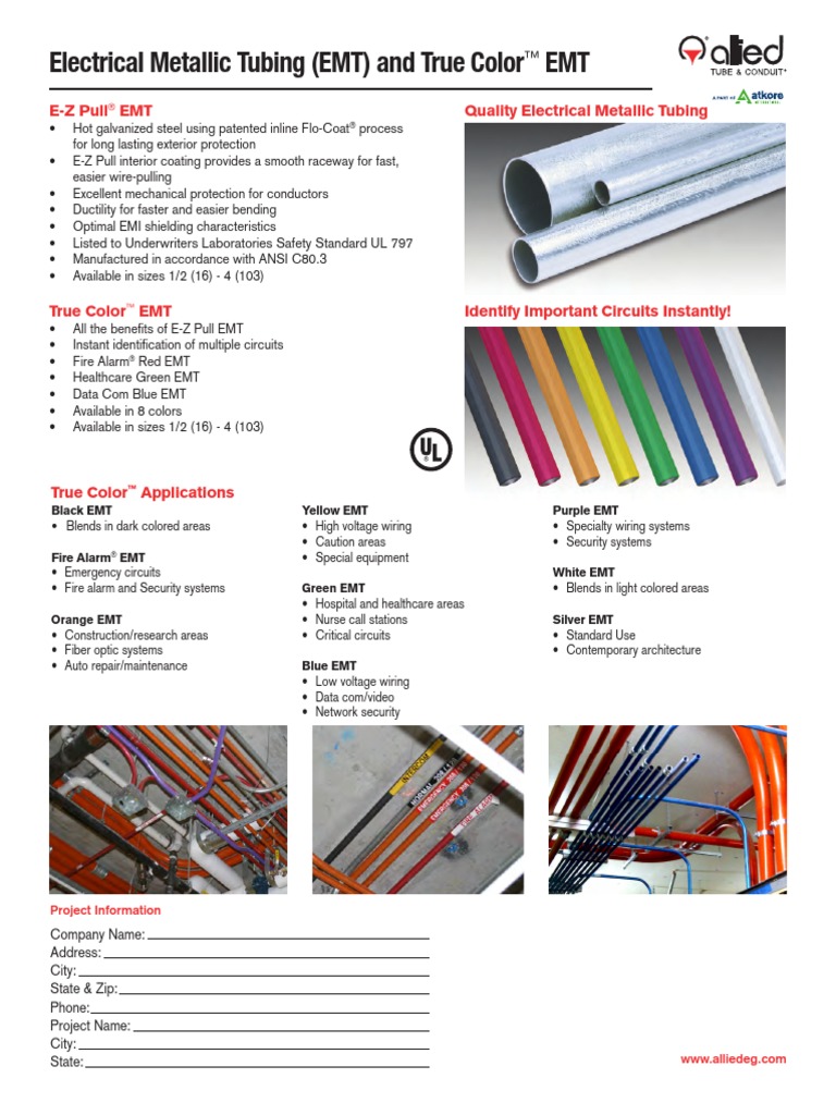 Electrical Metallic Tubing | PDF | Electrical Wiring | Electrical ...
