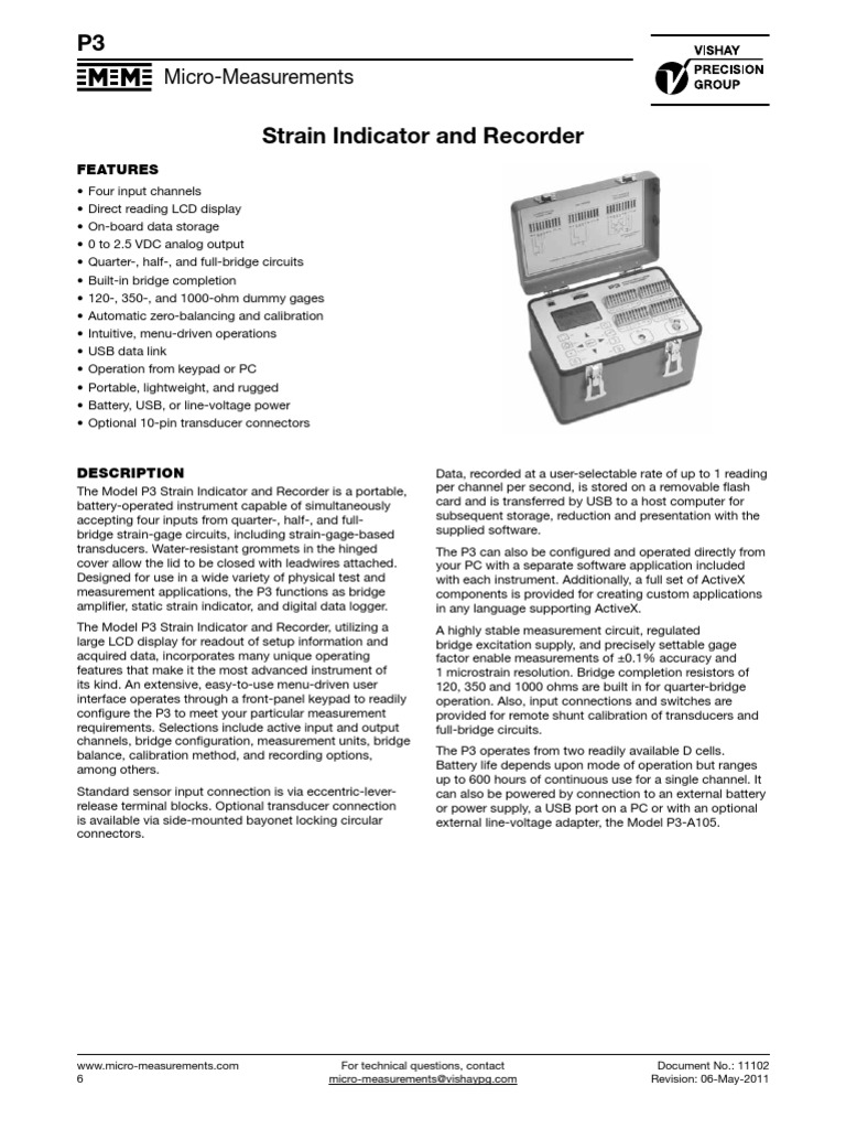 Micro-Measurements: Features