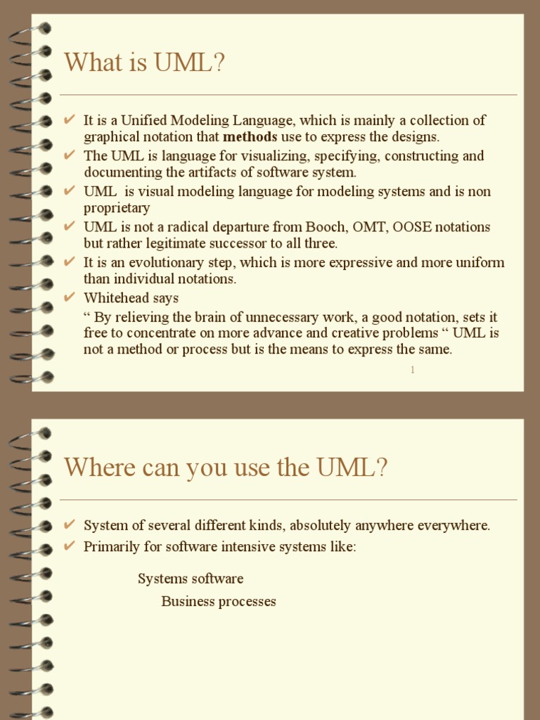 What Is Uml Pdf Class Computer Programming Unified Modeling Language