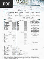 Vampire: The Requiem 2E Character Sheet | PDF | Role Playing | Tabletop ...