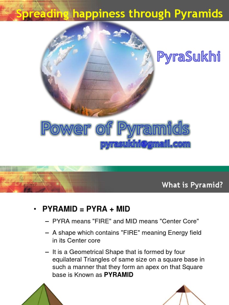Energies and Benefits of Pyramids | PDF | Pyramid | Foods
