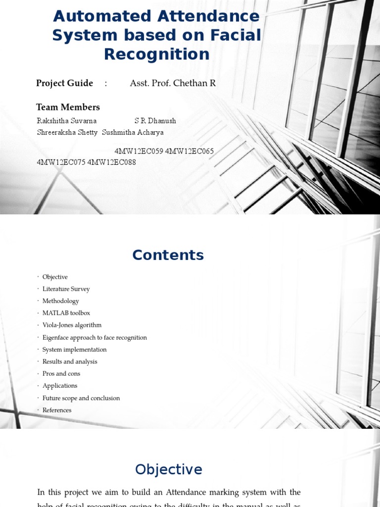 Automated Attendance System Based On Facial Recognition | PDF | Eigenvalues And Eigenvectors ...