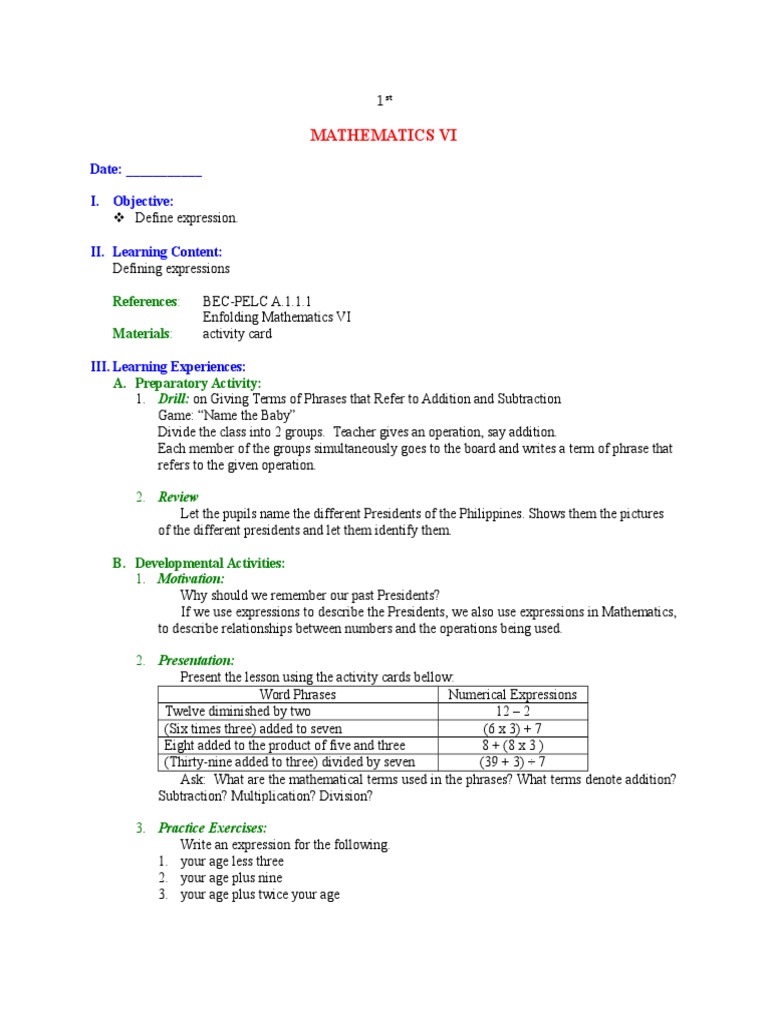 GR-6 Math | PDF | Fraction (Mathematics) | Subtraction