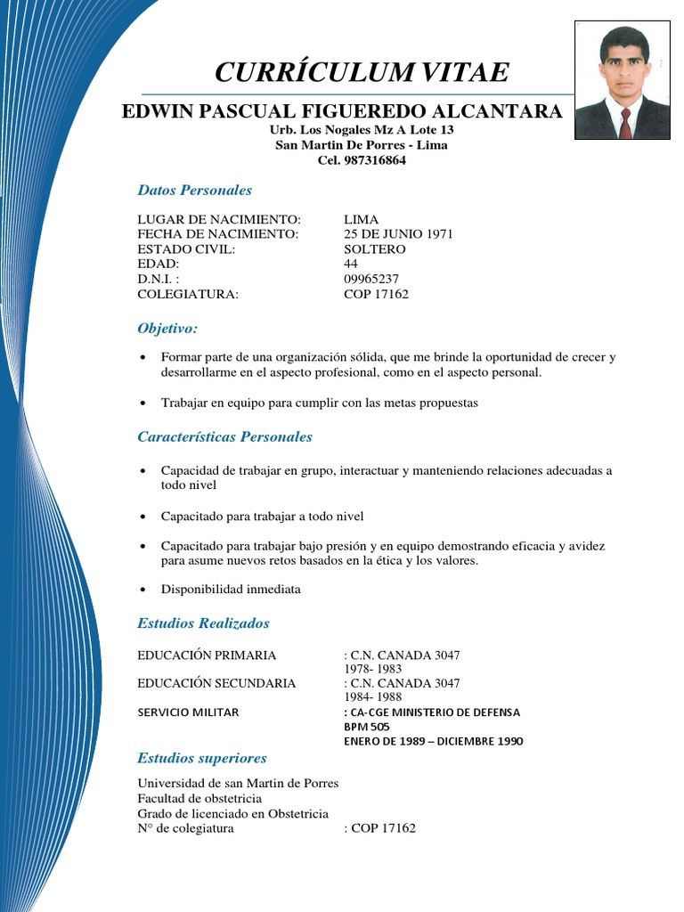 Curriculum Edwin | PDF