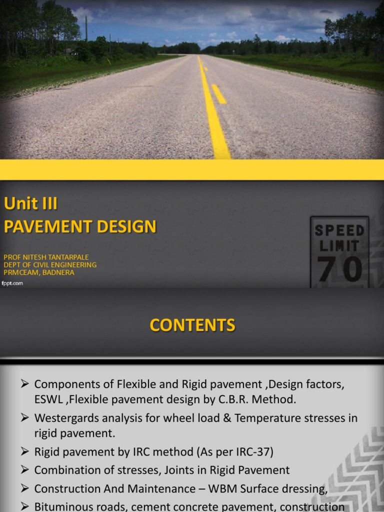 Pavement Design | PDF | Road Surface | Thermal Expansion