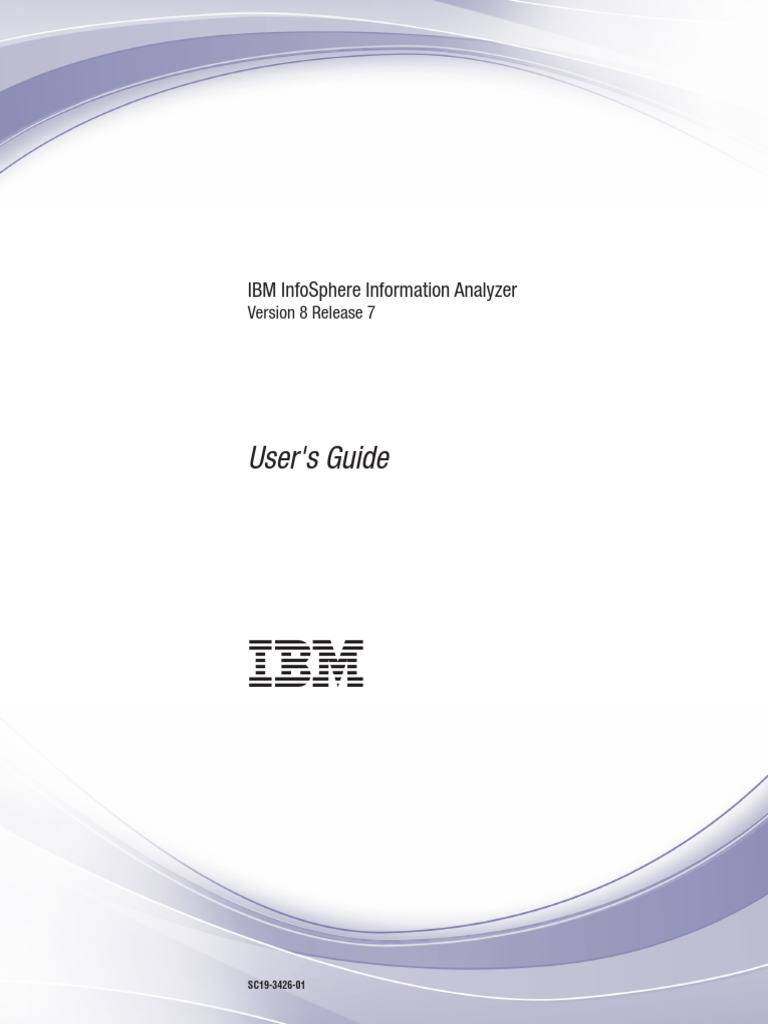 IBM Infosphere Information Analyzer v8 7 User Guide PDF | PDF ...