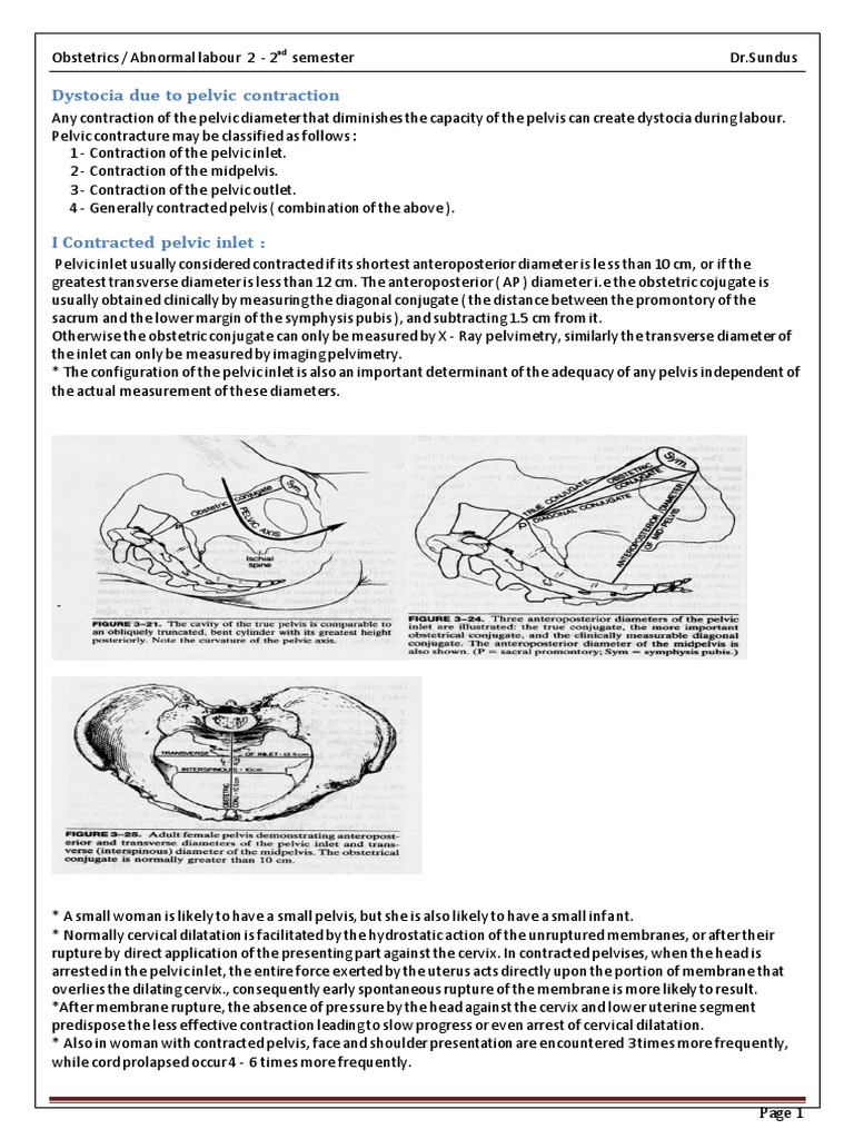 04-B. Abnormal Labor - 2 PDF | PDF | Pelvis | Childbirth