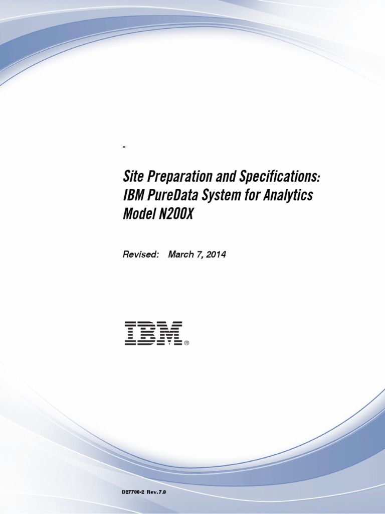 Netezza Site Prep Specs n200x | PDF | Electromagnetic Interference | Trademark