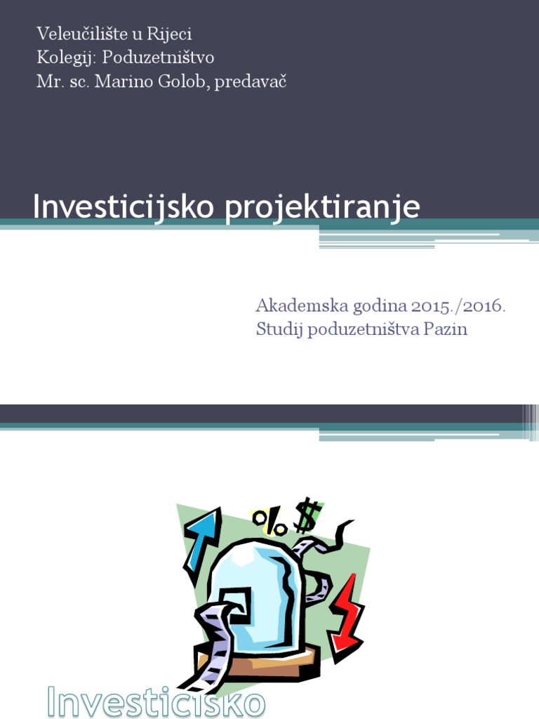 Investicijsko Projektiranje PDF | PDF