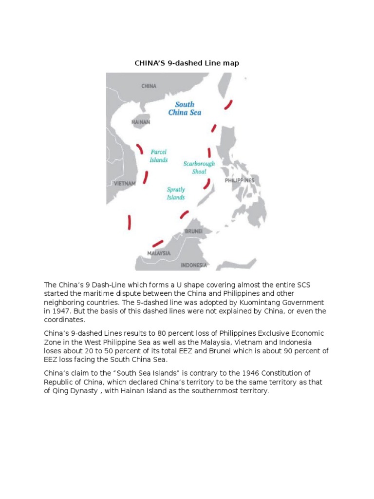 China's 9-Dash Line Dispute Explained | PDF