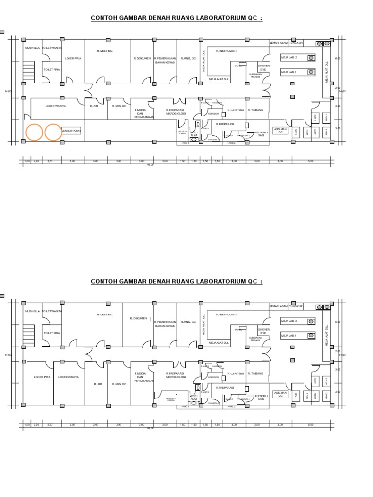 Denah Ruang Laboratorium QC | PDF