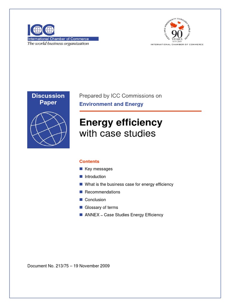 Energy Efficiency With Case Studies | PDF | International Energy Agency ...