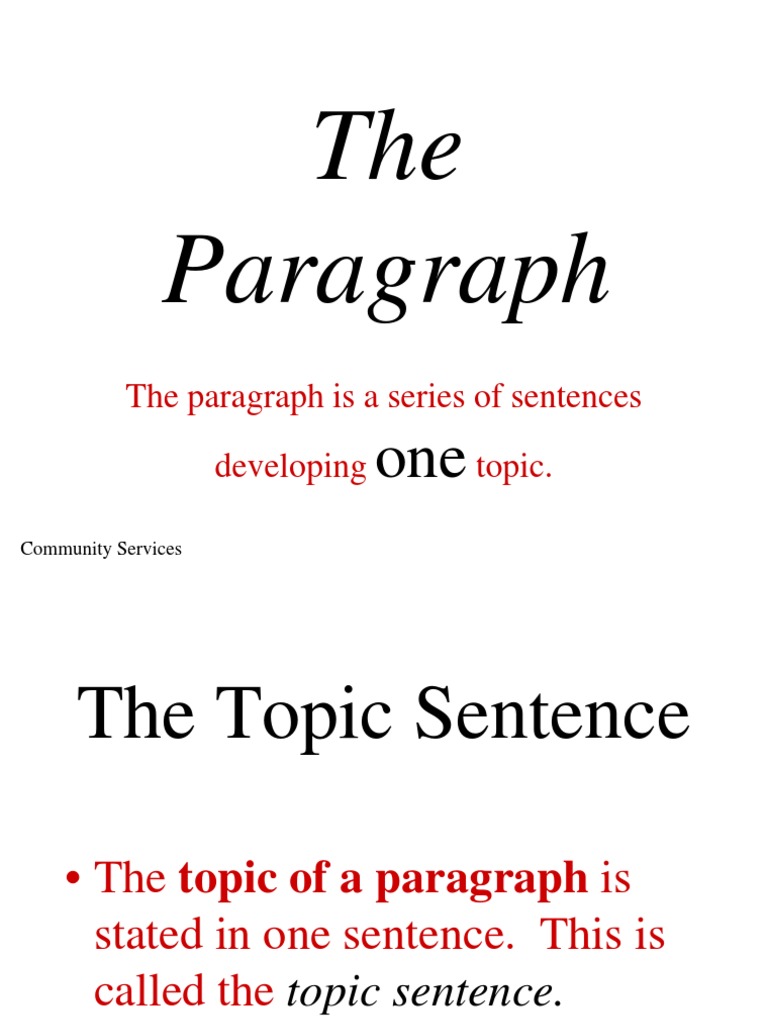 What Is A Paragraph | Download Free PDF | Homework | Paragraph