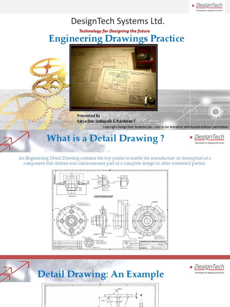 Engineering Drawings Practice PDF | PDF | Engineering Tolerance ...