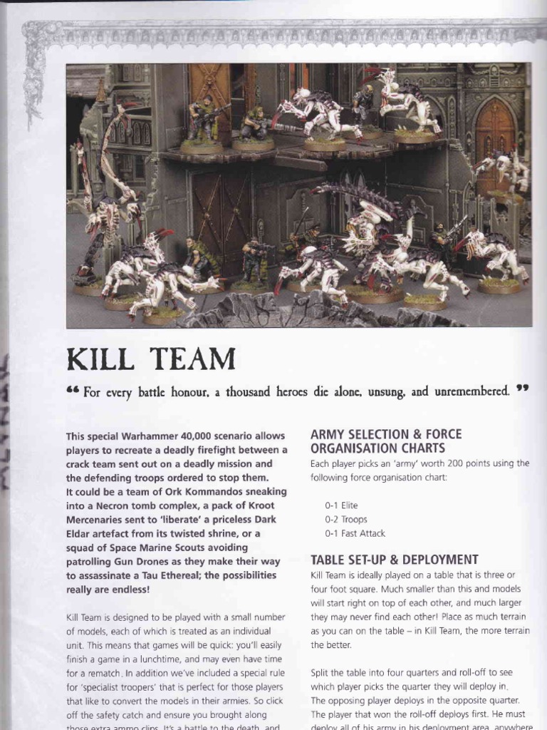 Kill Team | PDF | Military Science | Warfare