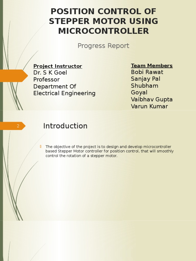 Stepper Motor Interfacing | PDF