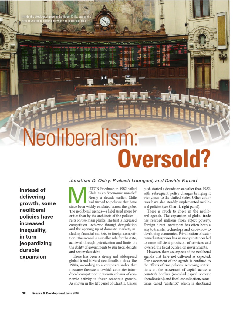 IMF Neoliberalism | PDF | Neoliberalism | Fiscal Policy
