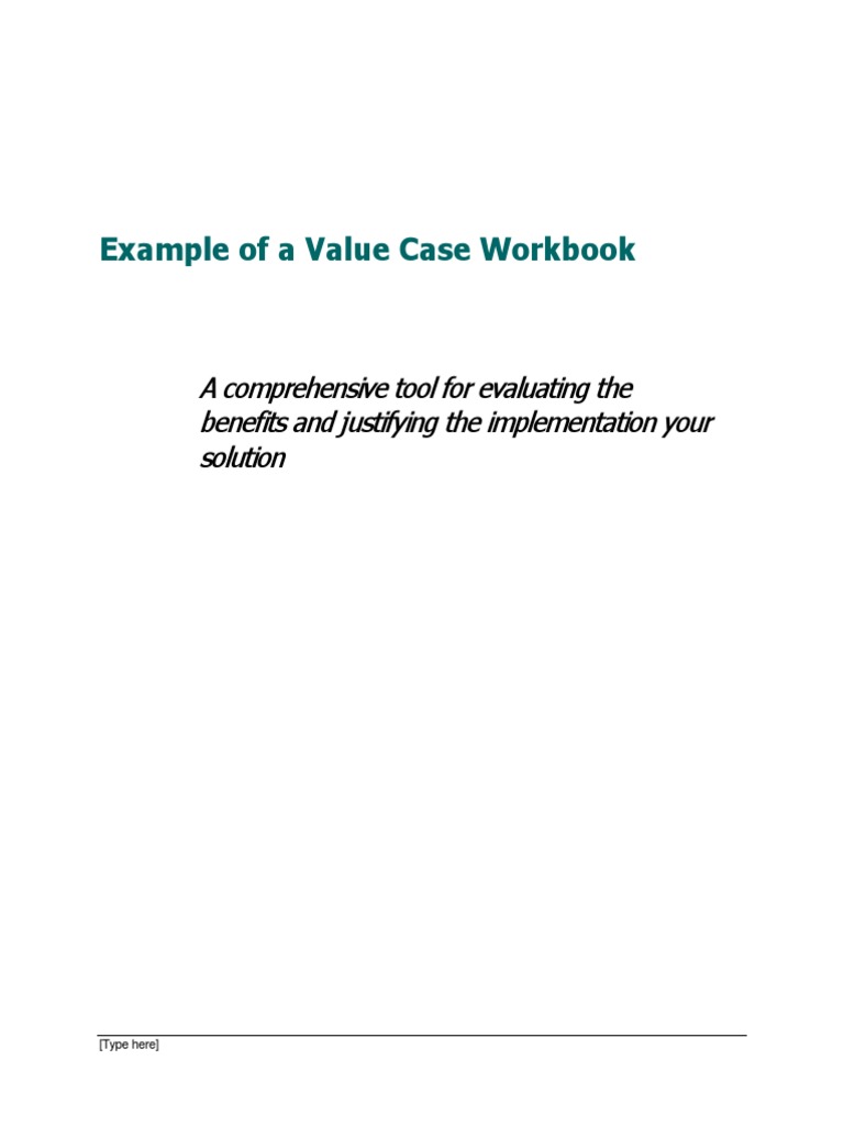 Value Case | PDF | E Commerce | Supply Chain