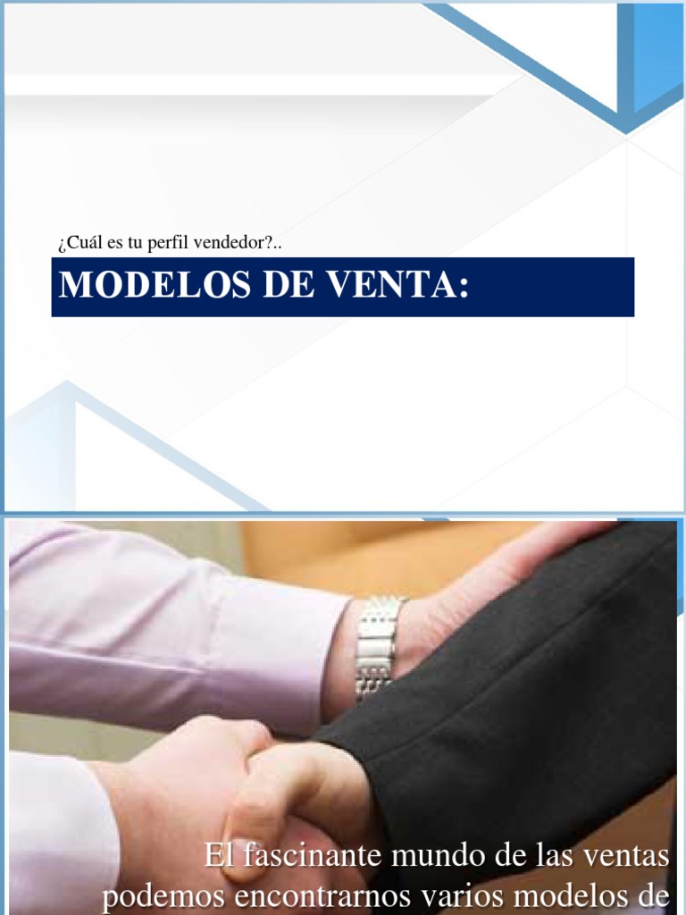 Modelos de Ventas | PDF | Cliente | Marketing