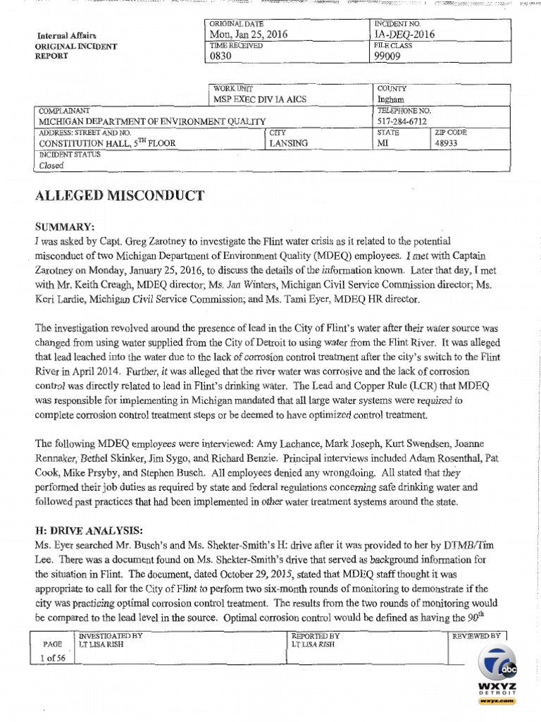 MSP Investigative Report | PDF