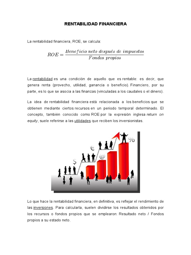 Rentabilidad Financiera | PDF | Rentabilidad sobre recursos propios | Beneficio (economía)