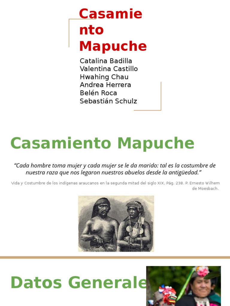 Casamiento Mapuche | PDF | Viajes y turismo | Historia