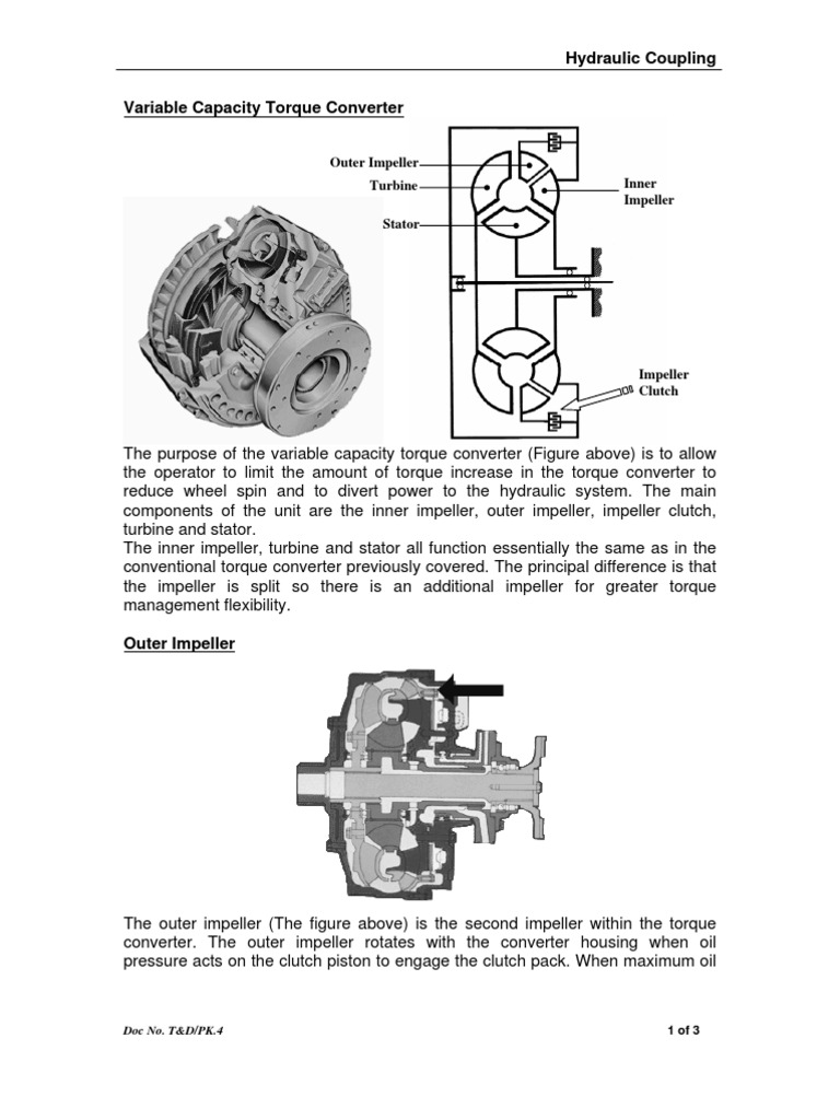 Variable Capacity Torque Converter | PDF | Clutch | Rotating Machines