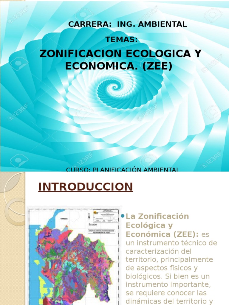 Ing. ambiental: Zonificación ecológica y económica (ZEE | PDF ...