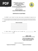 Deed of Donation/Deed of Acceptance | Deed | Government Information
