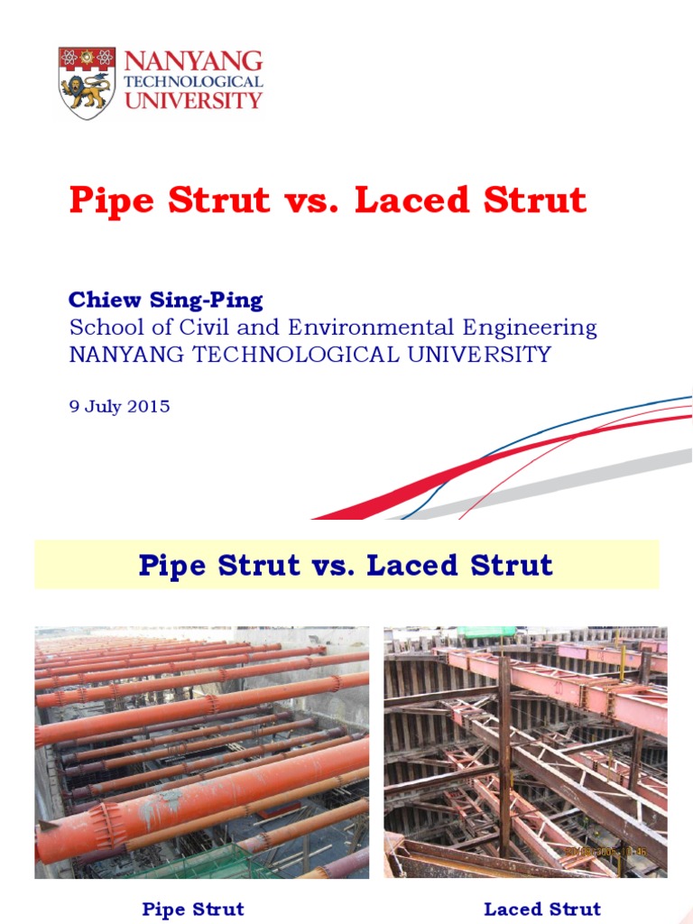 Pipe Strut vs Laced Strut_CSP | Pipe (Fluid Conveyance) | Electrical ...