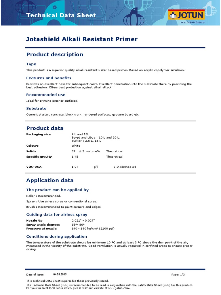 Alkali Resistant Primer Guide | PDF | Paint | Relative Humidity
