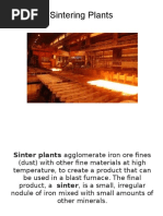 Sinter Plant Process Overview | PDF | Iron Ore | Combustion