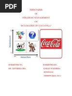 Coca-Cola BCG Matrix Analysis 2023 | PDF | Coca Cola | The Coca Cola ...