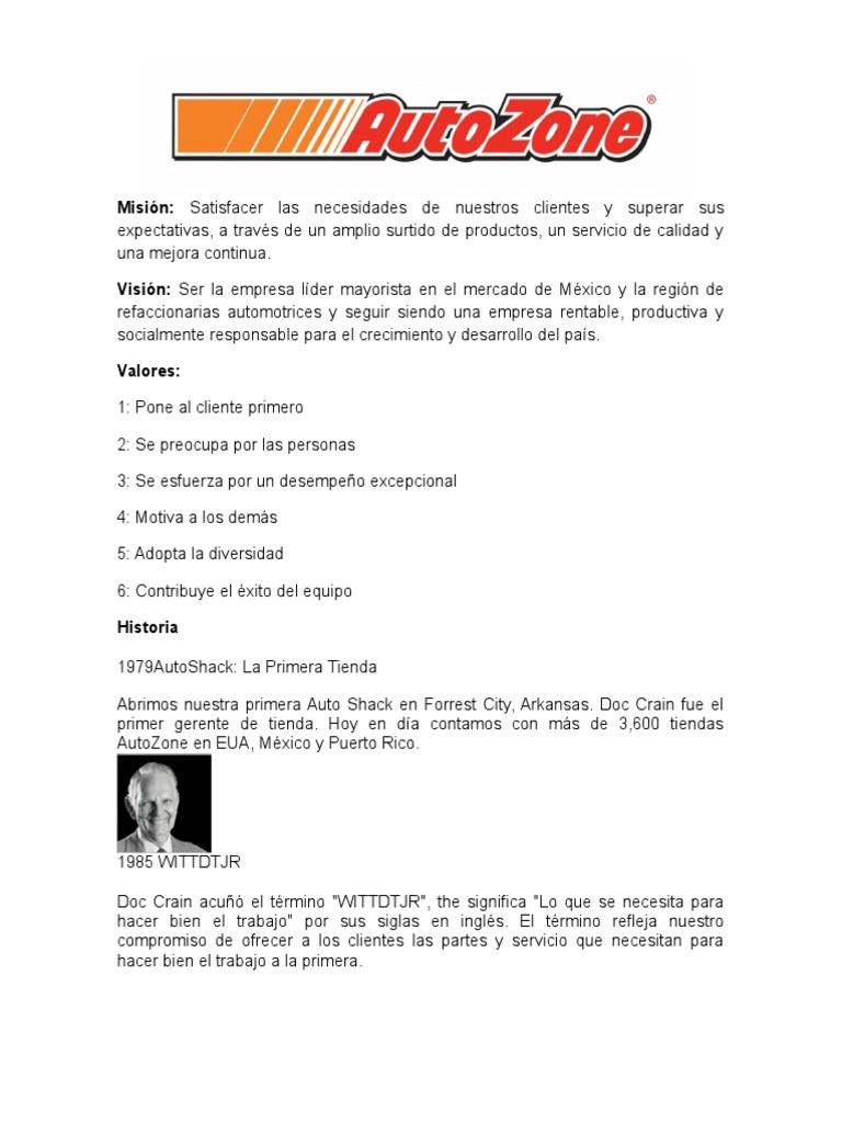 Autozone | PDF | México | Servicio al Cliente