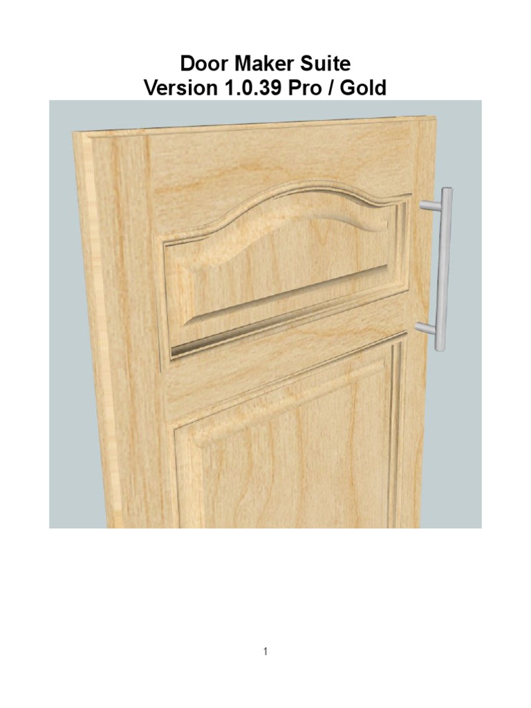 Door Maker Suite Overview and Features | PDF | Door | Computer File