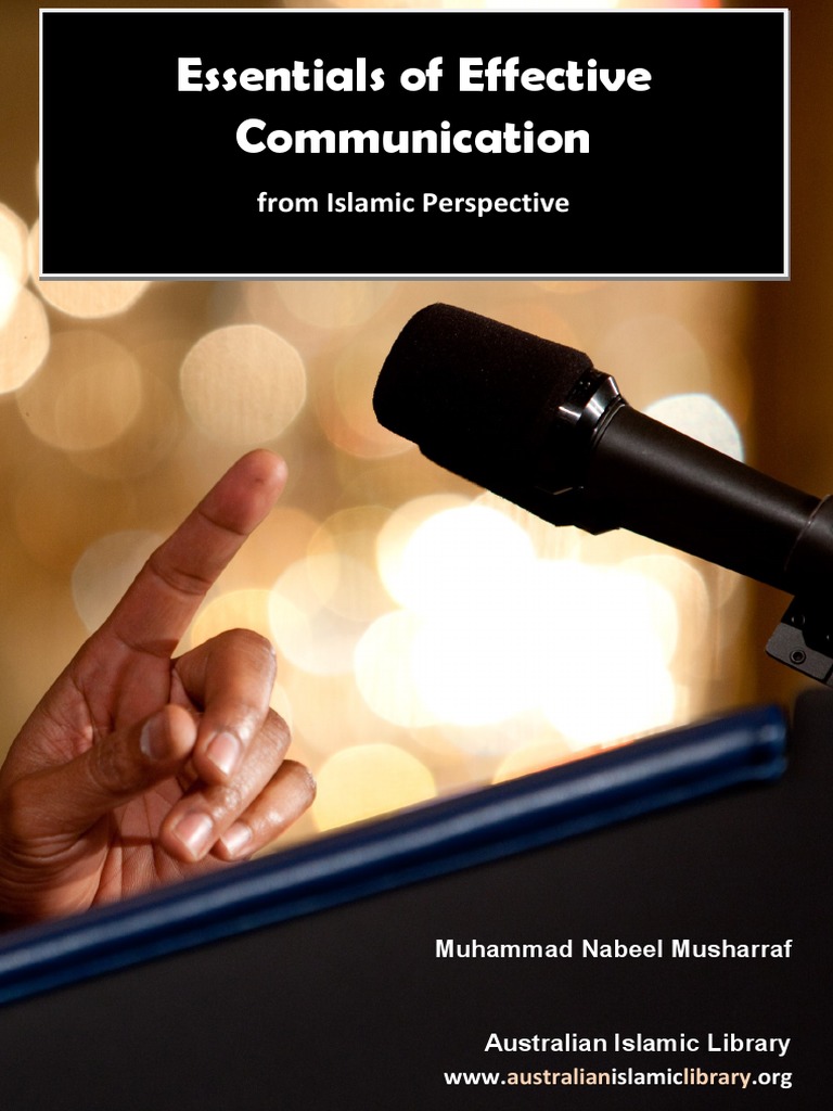 Effective Communication For Muslims - Chapter 1 and 2 (Other Chapters ...