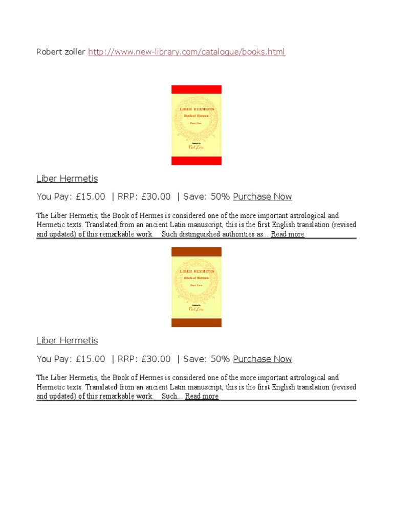 Robert Zoller | PDF | Hermeticism | Astrology
